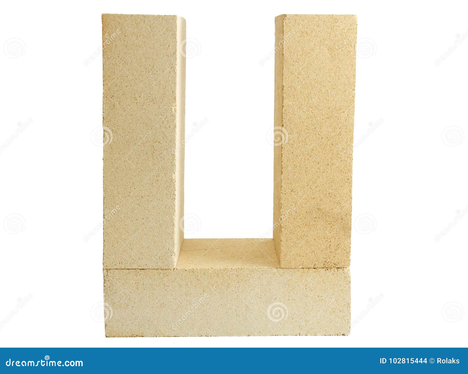 Figure of three bricks stock photo. Image of material - 102815444