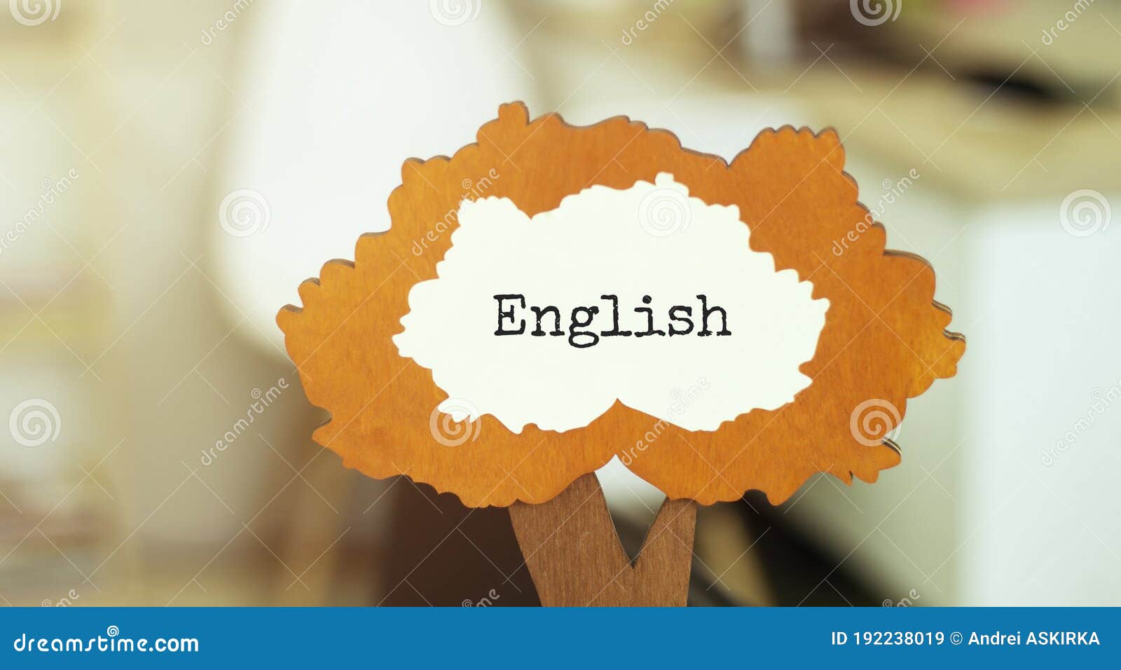 Figure of a Tree with Text Inside the Foliage. Business Concept Stock ...