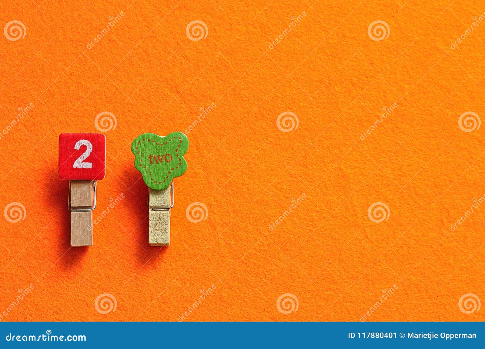 The Figure Two with the Word Two Stock Image - Image of knowledge ...