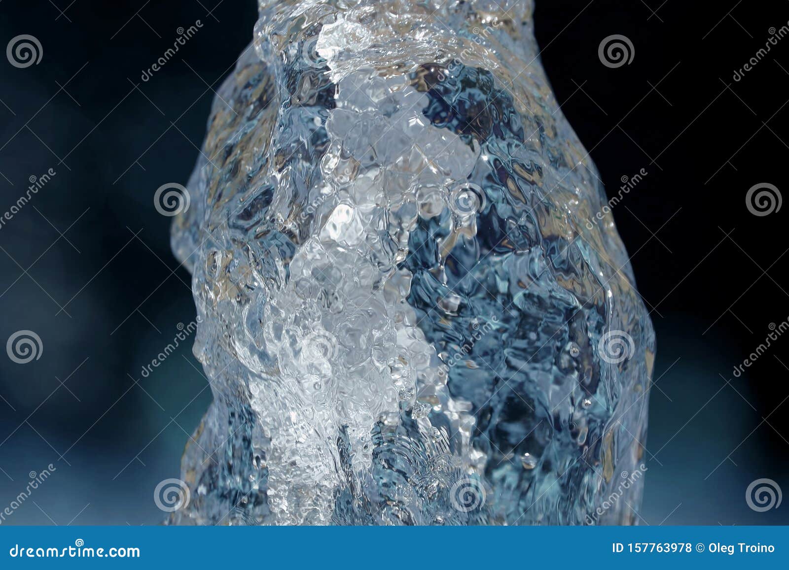 Figure from the Water Fountain Stock Photo - Image of liquid, gush ...