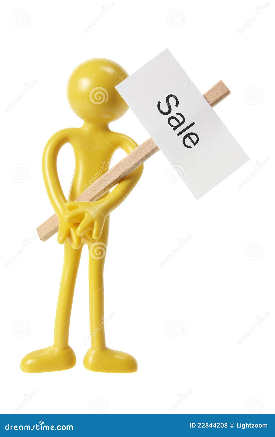 Figure wuith Sale Sign stock photo. Image of white, special - 22844208