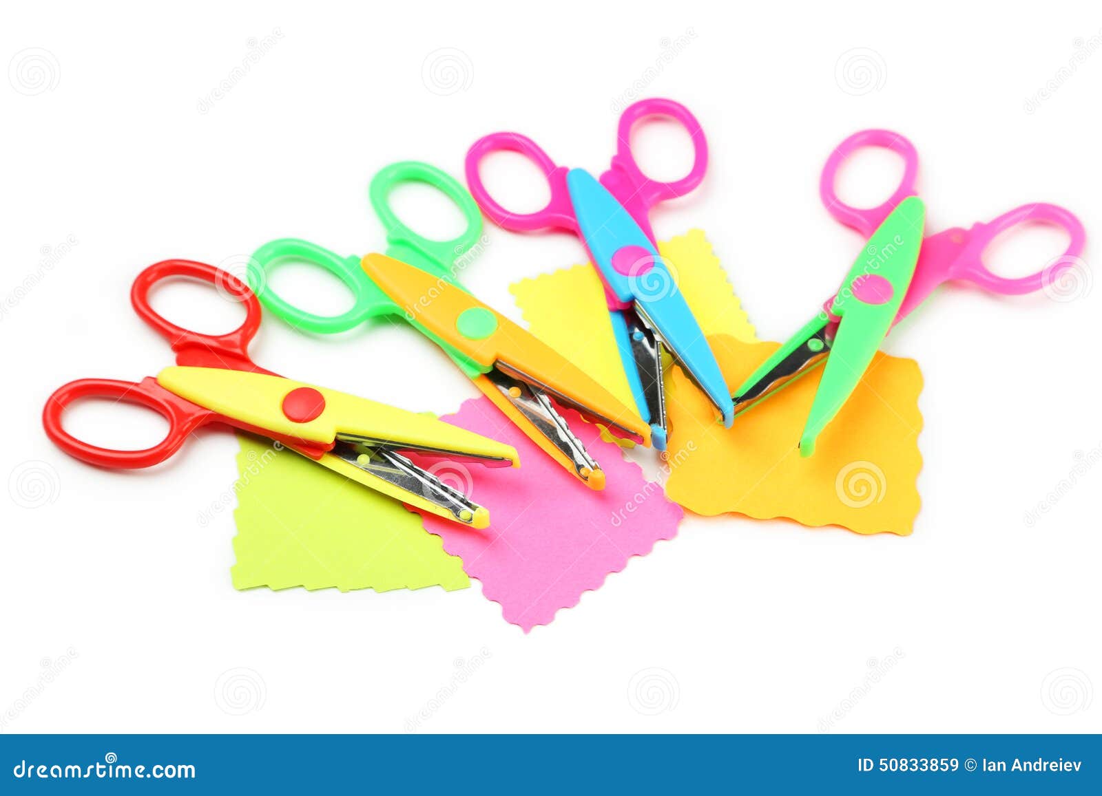 Figured scissors stock image. Image of blue, green, color - 50833859