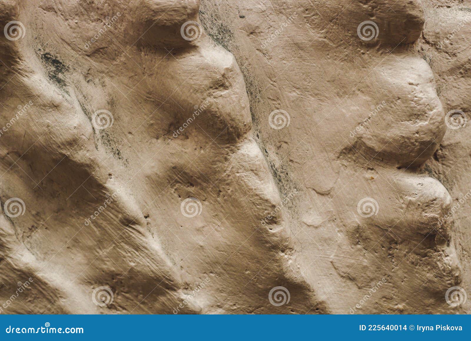 Figured Structural Texture of a Clay Surface. Stock Photo - Image of ...