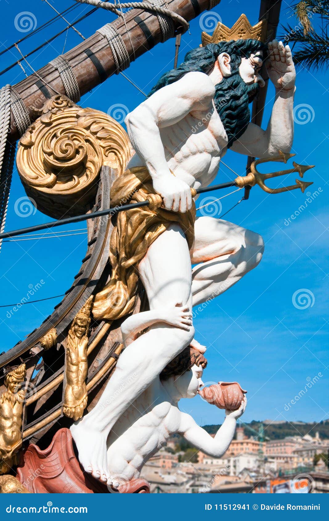 The Figurehead Of The Galleon Neptune Royalty-Free Stock Photo ...
