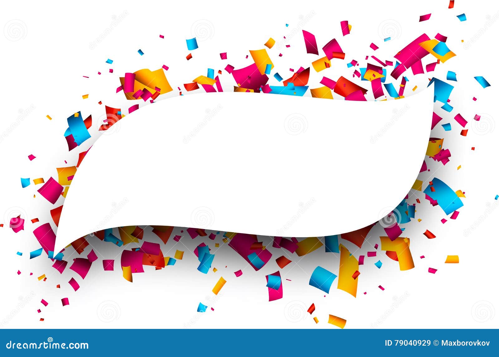 Figurerad Bakgrund Med Konfettier Vektor Illustrationer - Illustration ...