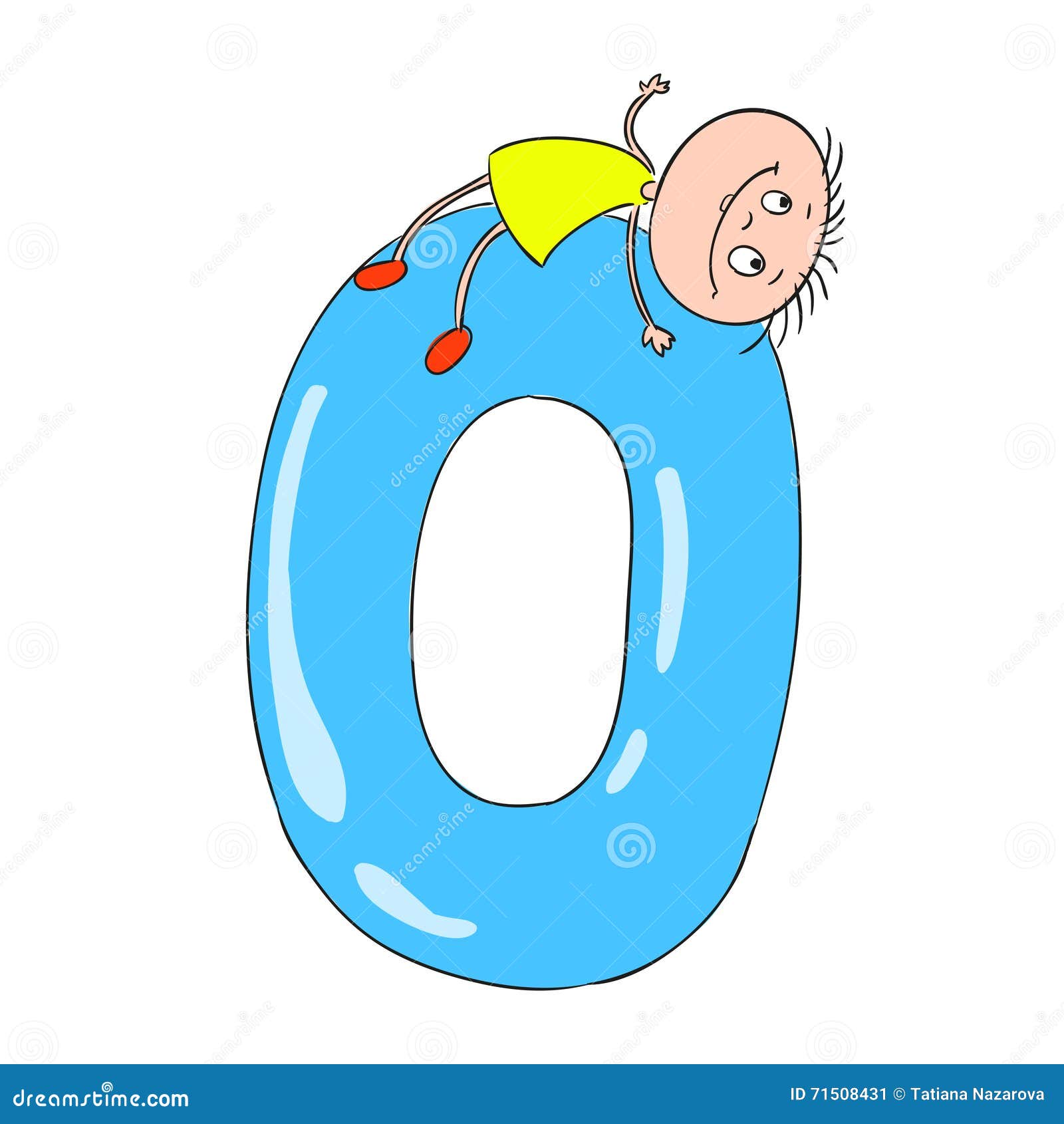 Figures and Children. Cartoon Illustration. 0. Characters Doodle Stock ...