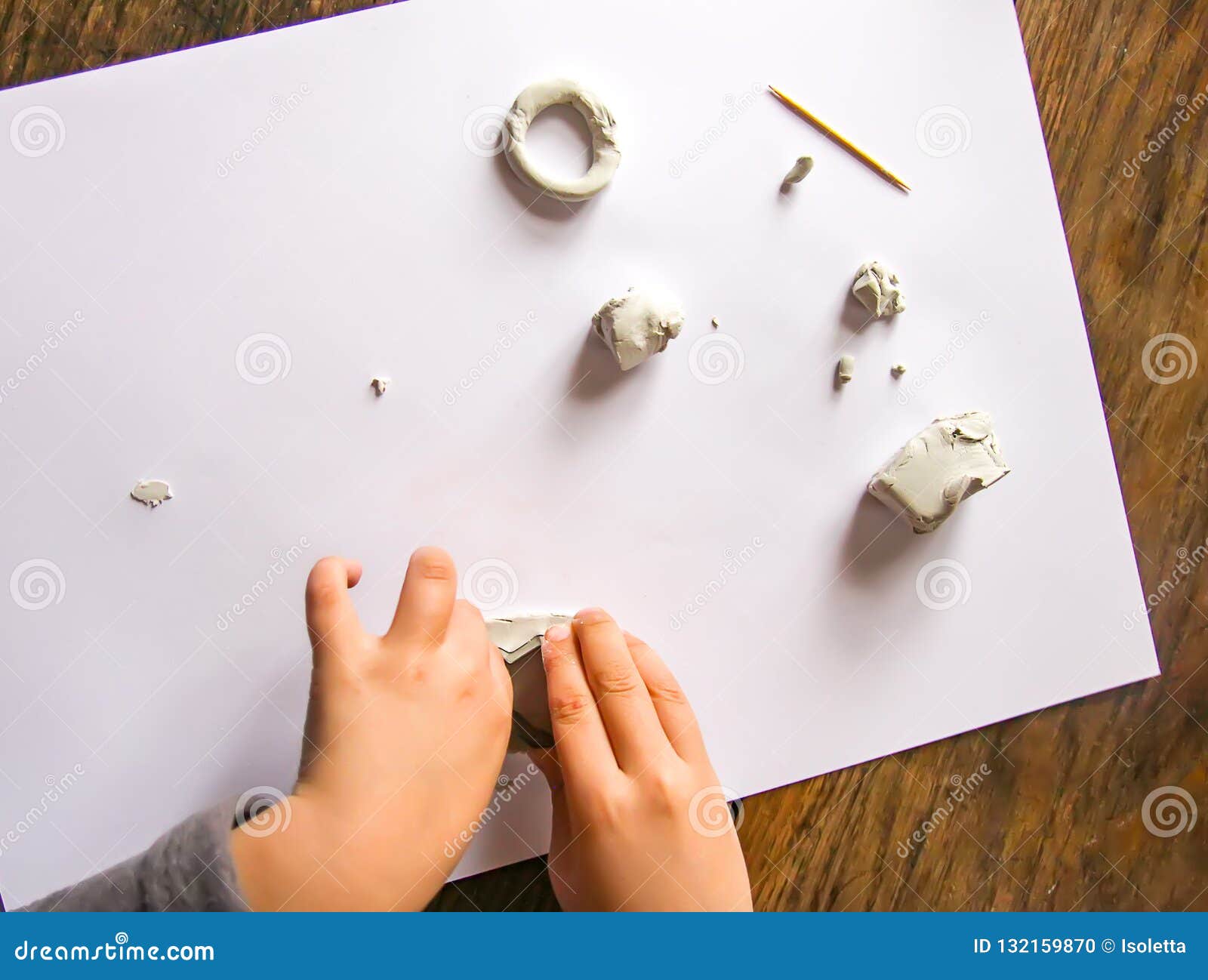 Figures Creation from Modeling Clay. Creative Activities in the Process ...