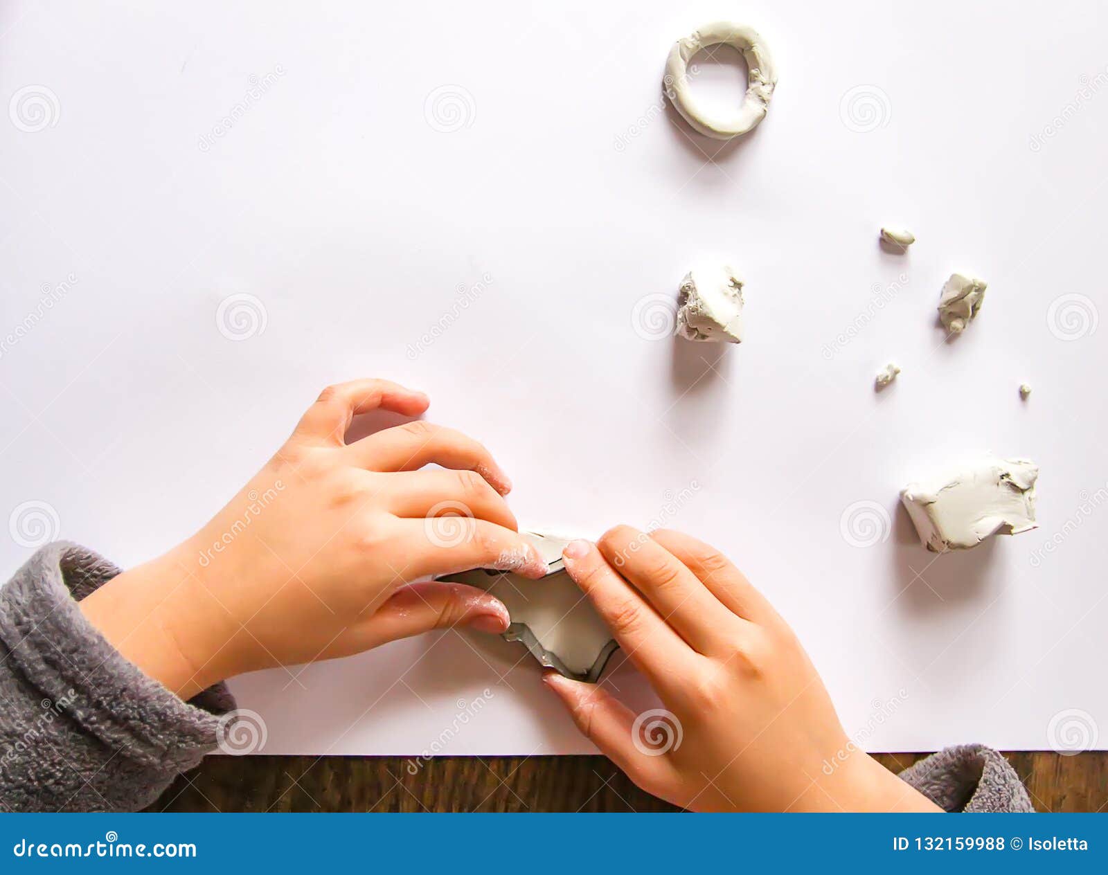 Figures Creation from Modeling Clay. Creative Activities in the Process ...