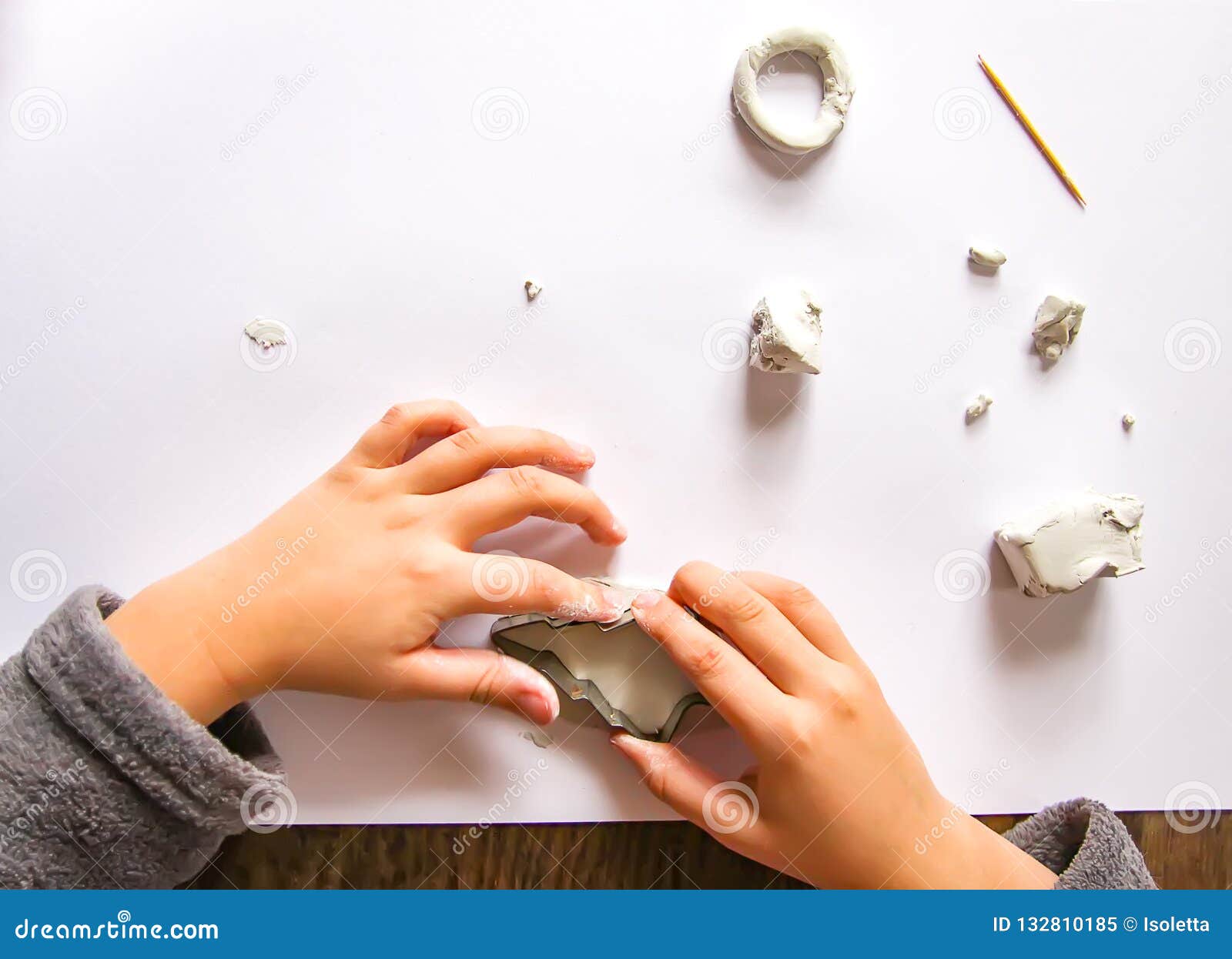 Figures Creation from Modeling Clay. Creative Activities in the Process ...