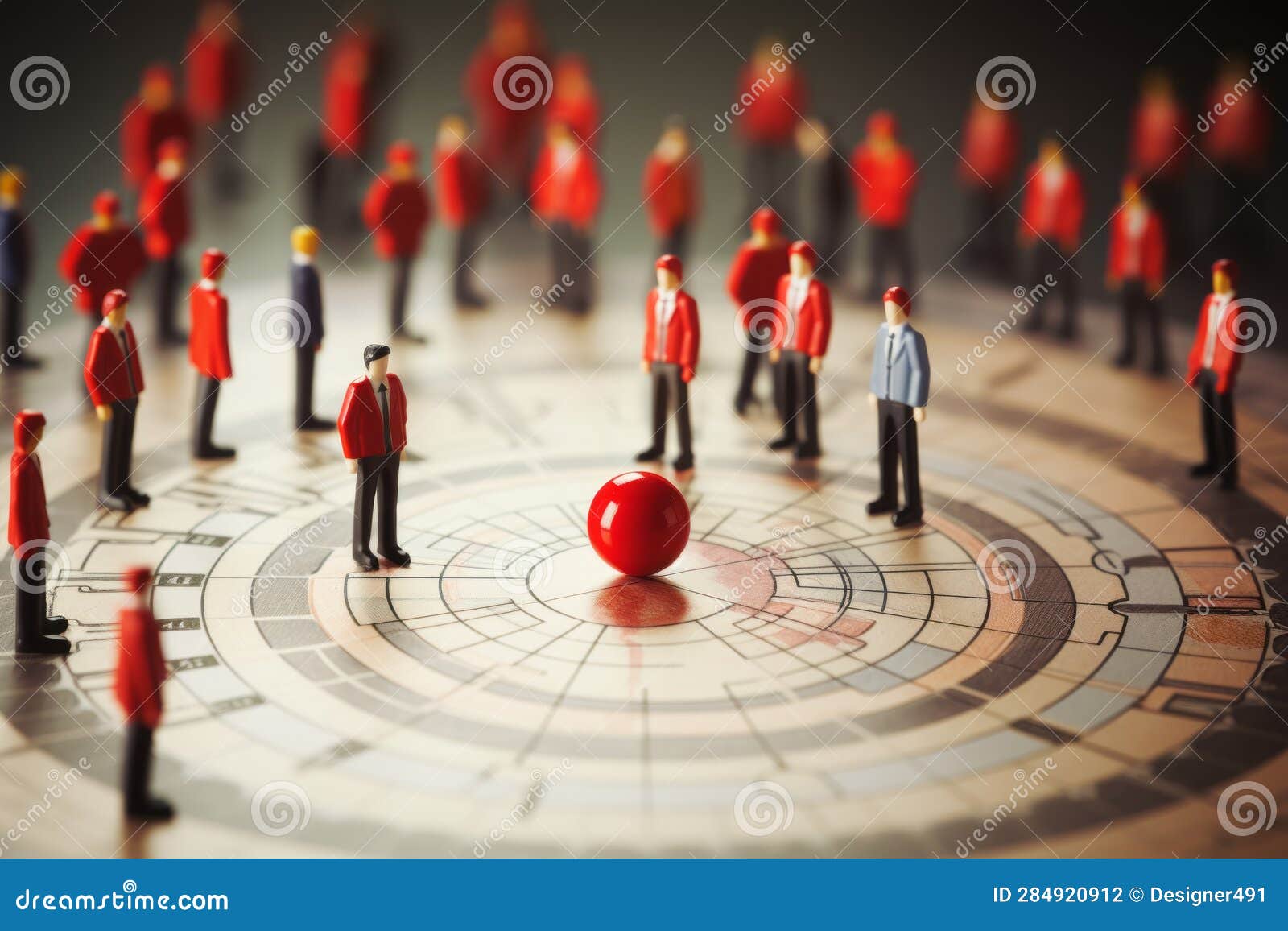 Customer Focus Doodle Of A Magnifying Glass Focusing On A Customer Icon ...