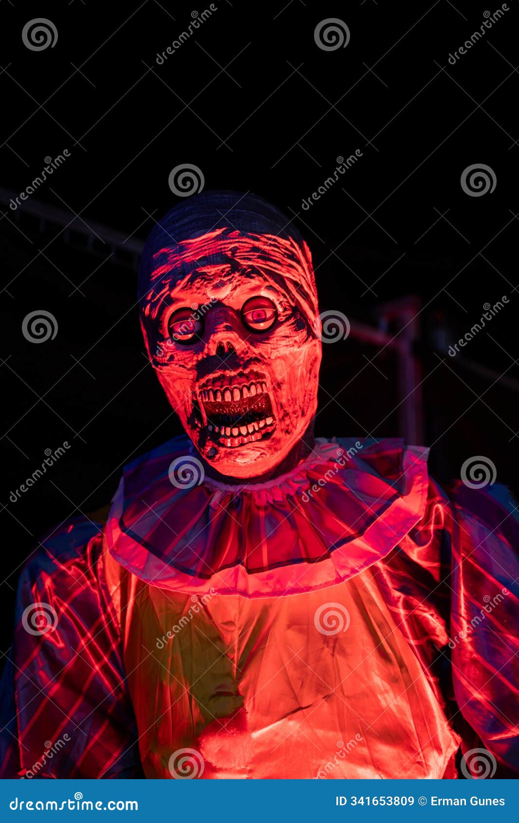 Figures in the Haunted House during the Halloween Season Editorial ...