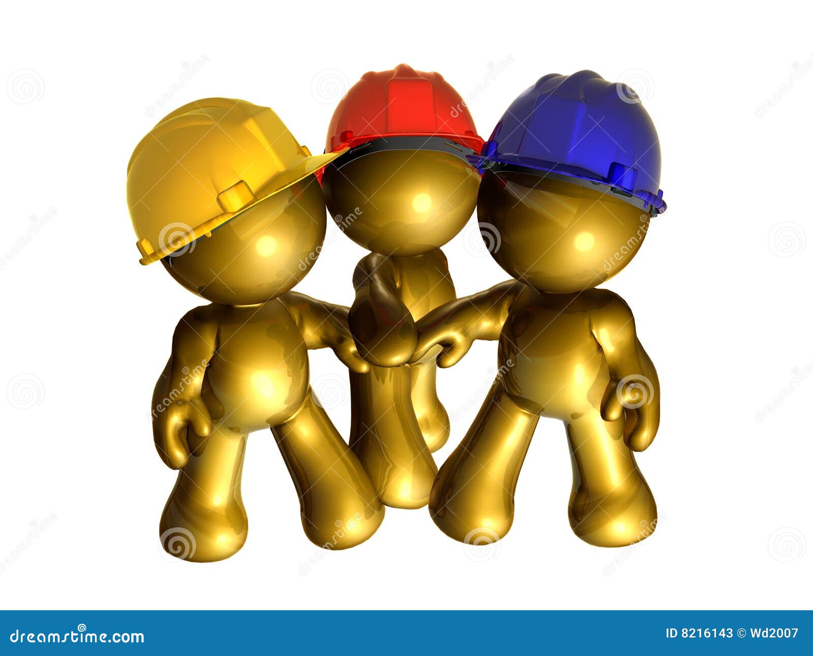 Figures Holding Hand Together Stock Illustration - Illustration of cute ...