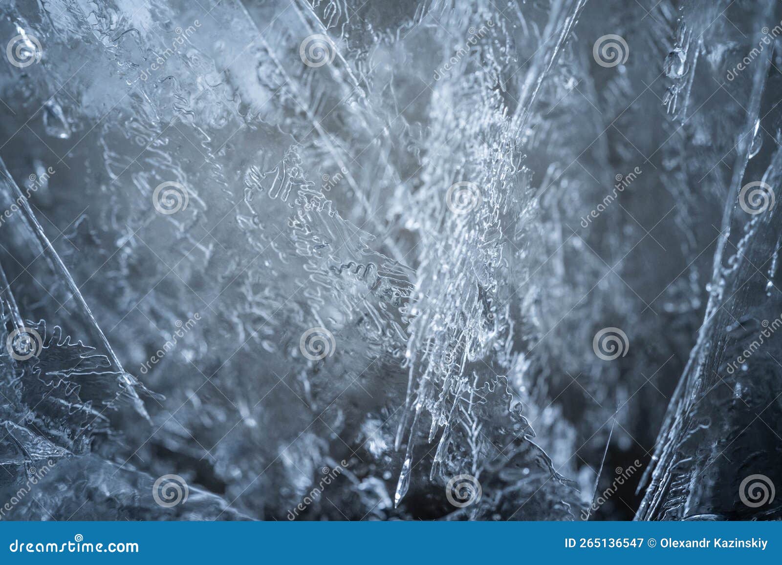 Figures Made of Fragile Transparent Ice. Concept: Fragile, Sharp ...