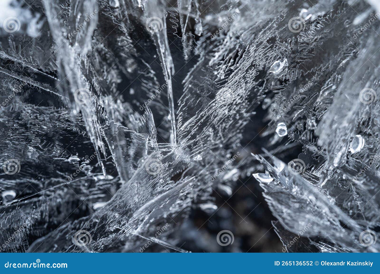 Figures Made of Fragile Transparent Ice. Concept: Fragile, Sharp ...