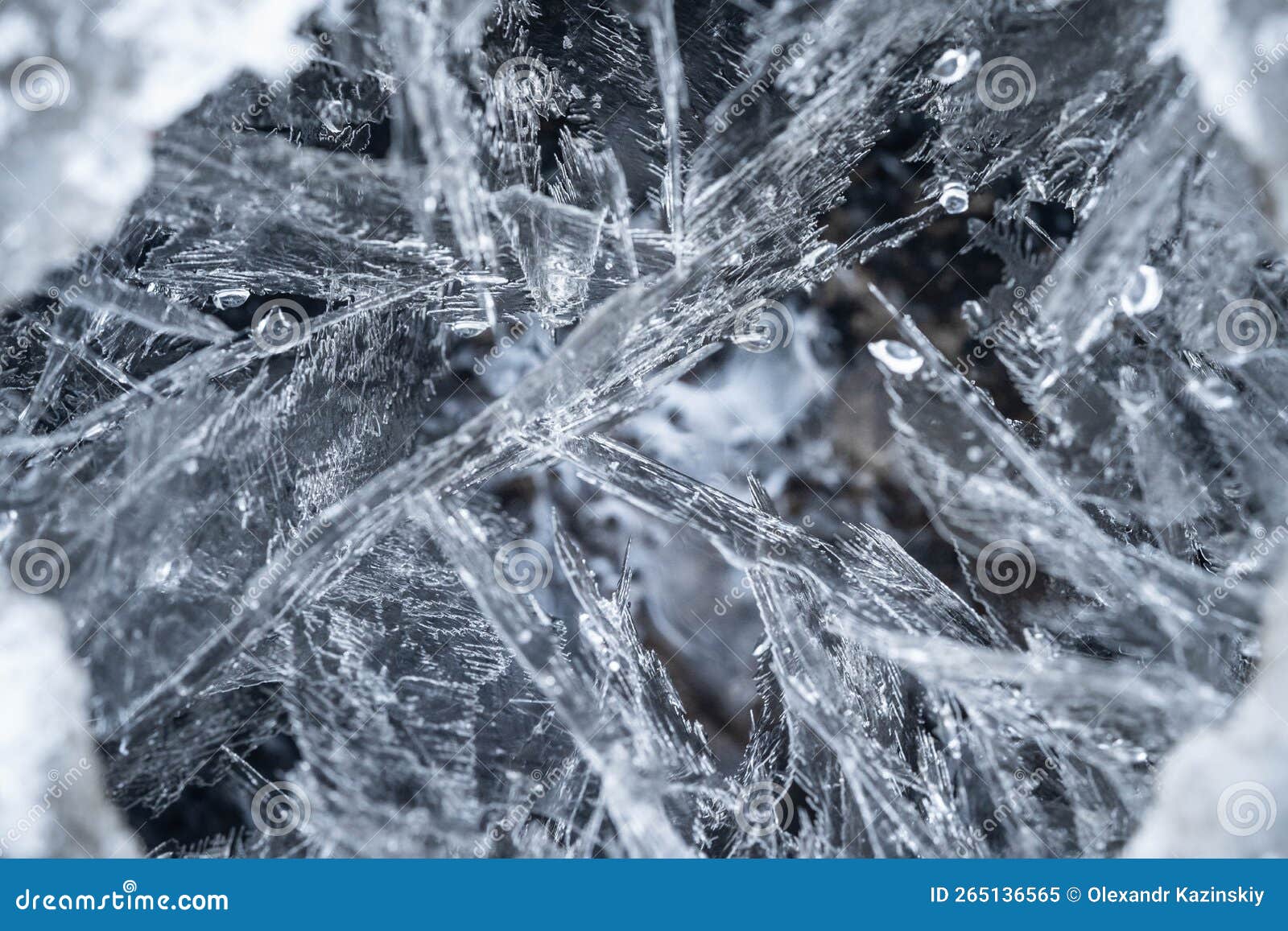 Figures Made of Fragile Transparent Ice. Concept: Fragile, Sharp ...