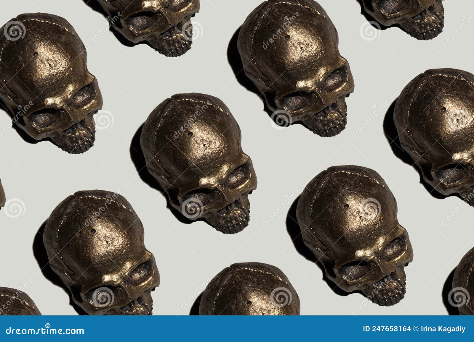 Figures Many Human Skulls Pattern Stock Photo - Image of dying ...