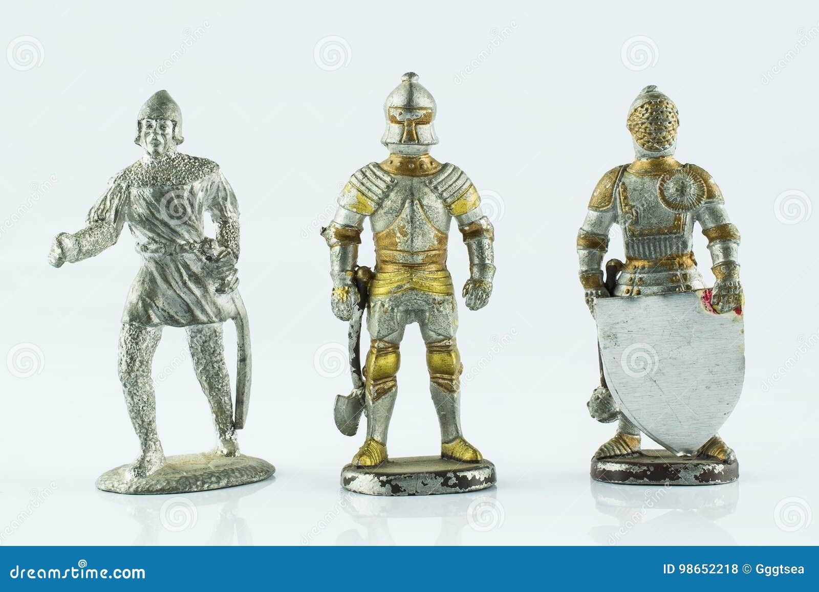 Figures of Medieval Knights Stock Photo - Image of helmet, decoration ...