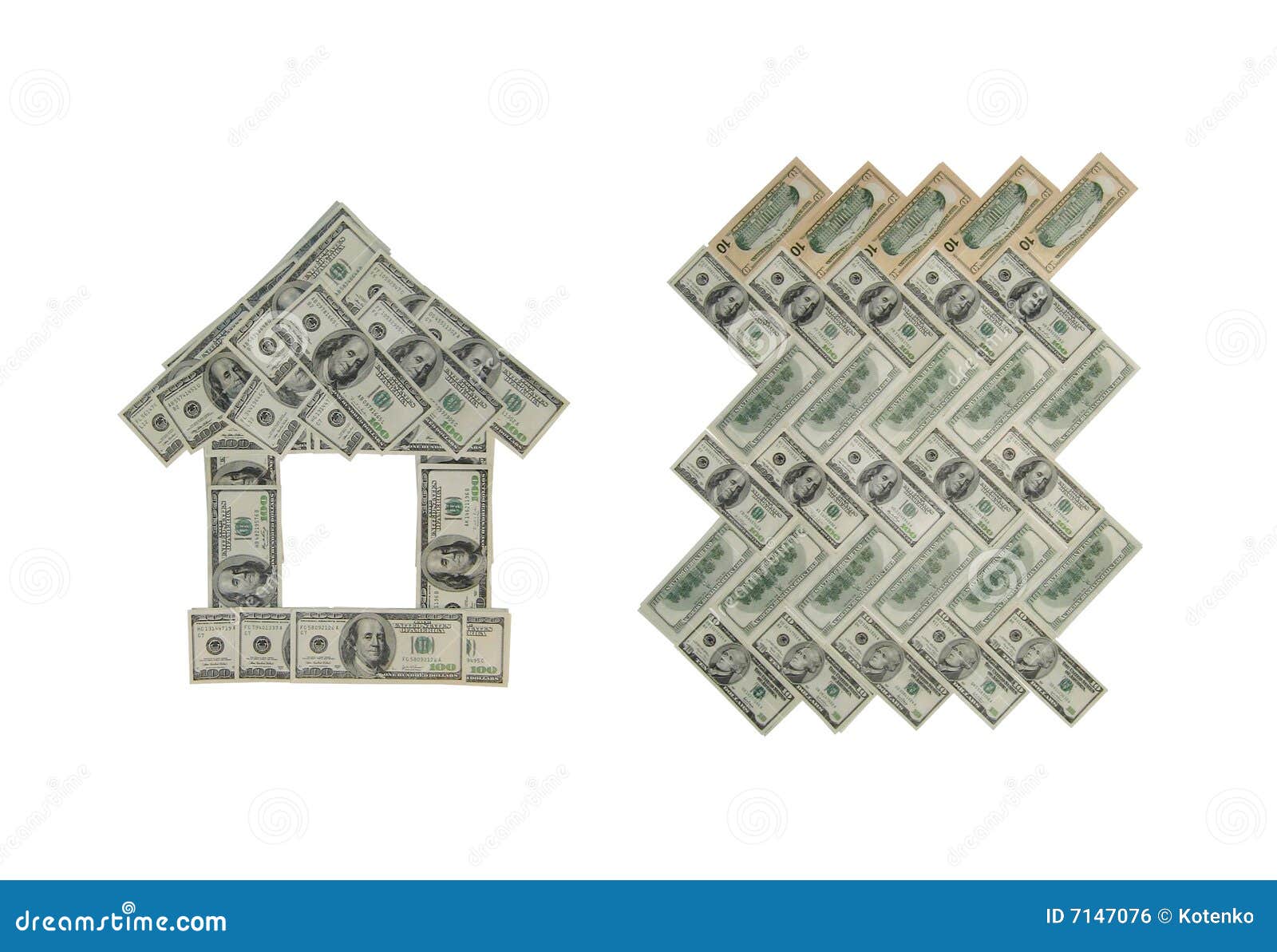 Figures from a money stock photo. Image of close, emporium - 7147076