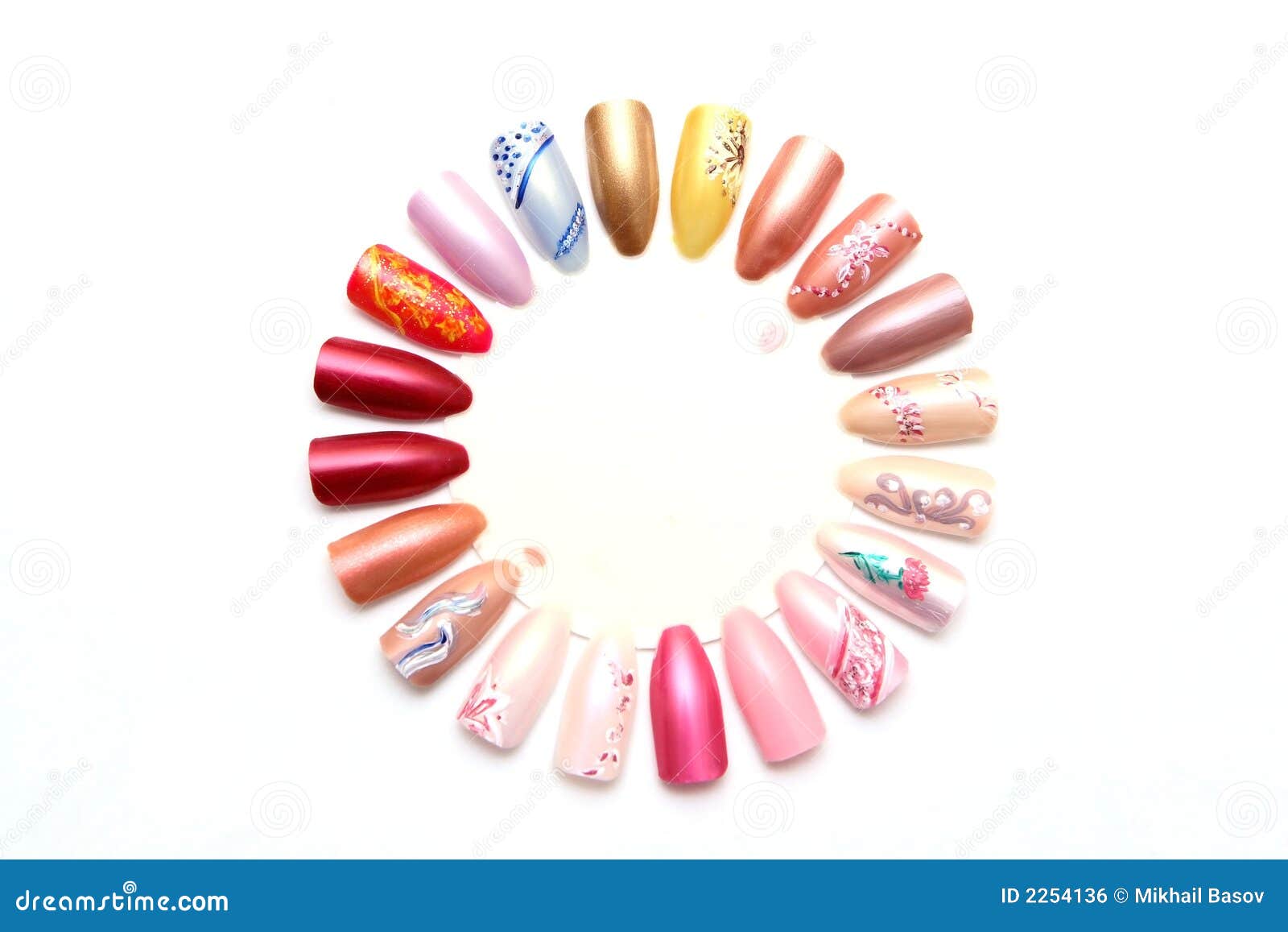 Figures on nails stock photo. Image of feminine, gloss - 2254136