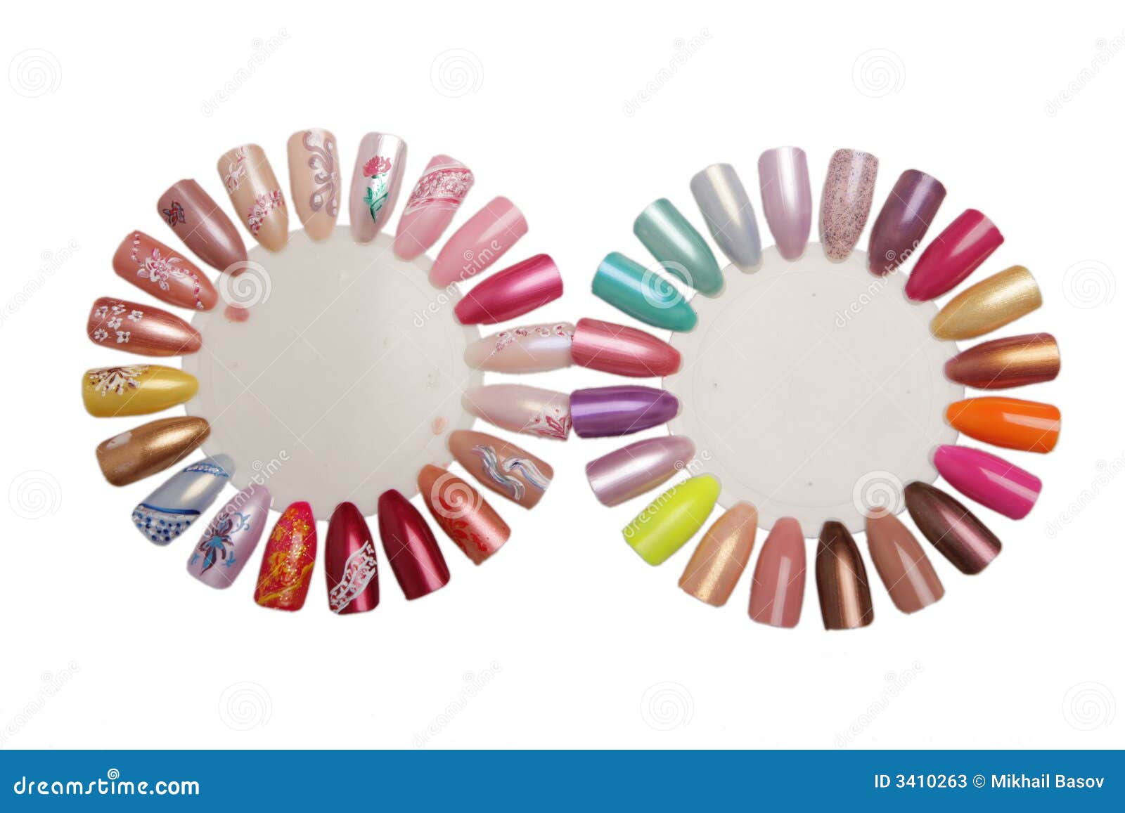 Figures on nails stock image. Image of shine, cosmetic - 3410263