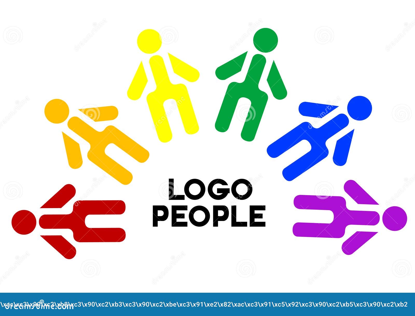 People logo two stock vector. Illustration of successful - 138202562