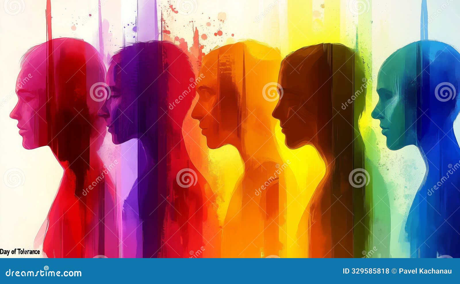 Figures in Rainbow Colors Represent Diversity and Unity for Day of ...