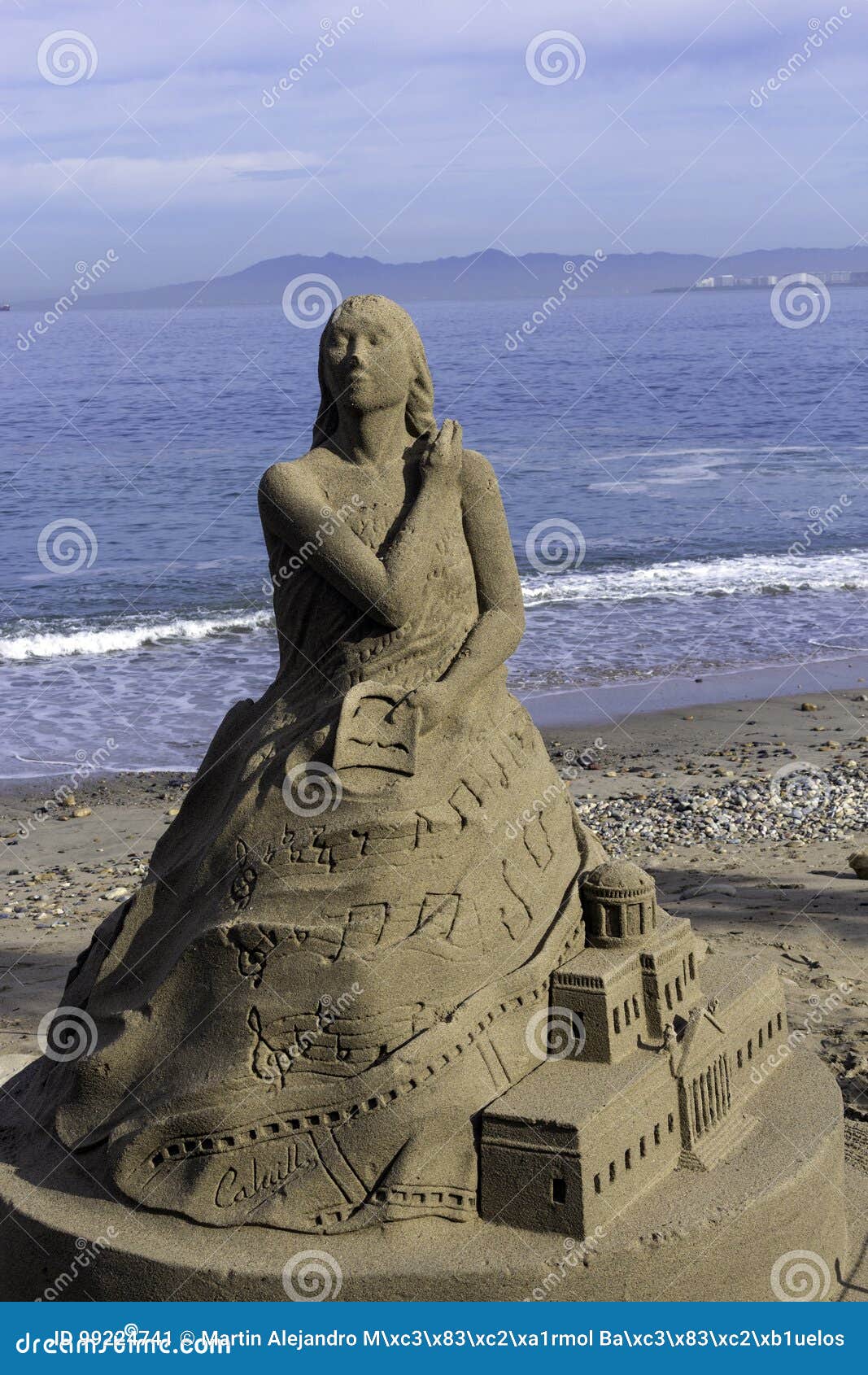 Figures of Sand on the Beach Editorial Photo - Image of break, form ...
