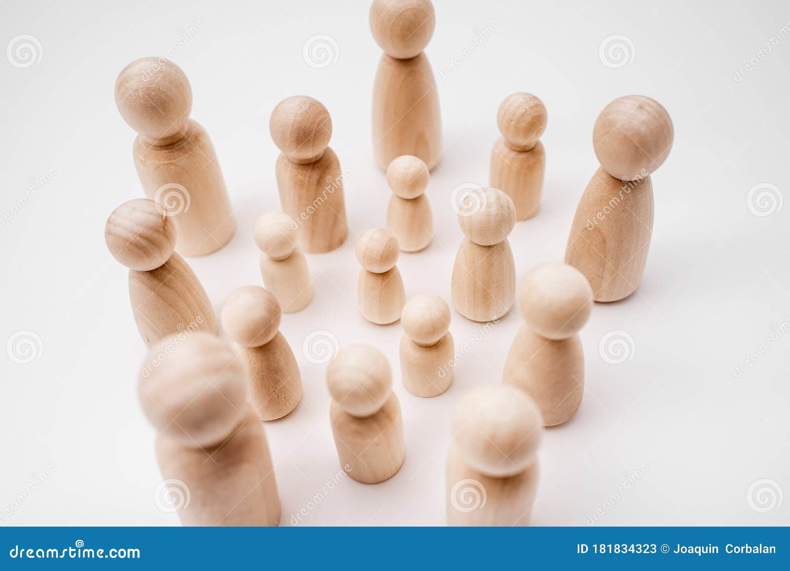 Figures in Solitude Isolated from Other People, Minimalist, Seen from ...