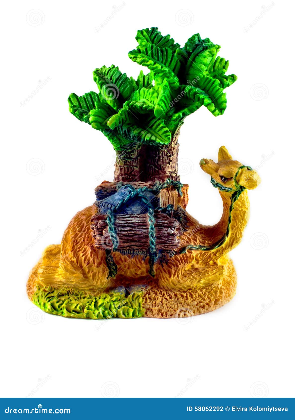 Figurine - Camel Under the Palm Trees in the Tropics Stock Photo ...