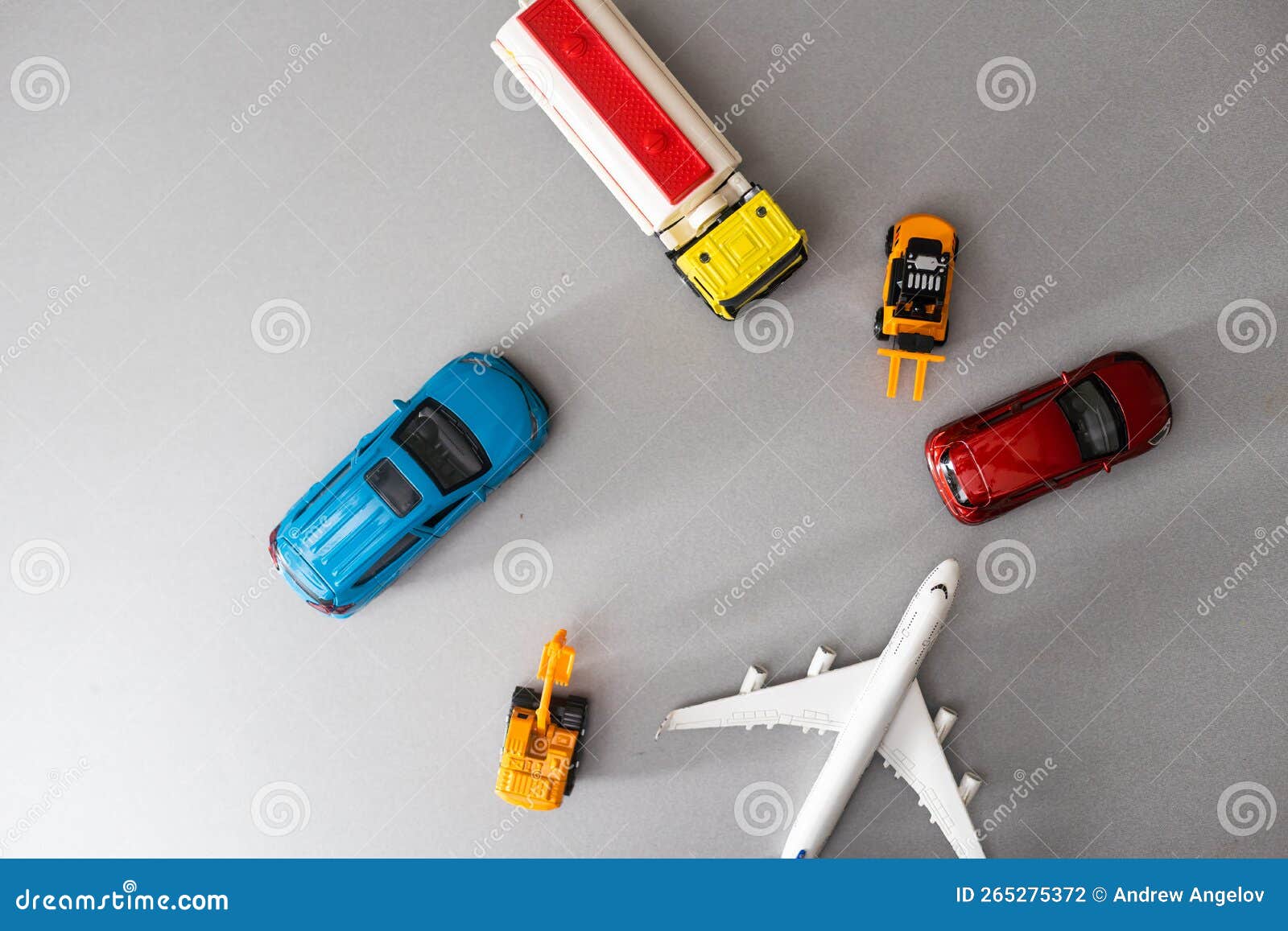 Figurine, Toy Car and Toy Airplane Stock Photo - Image of globetrotter ...