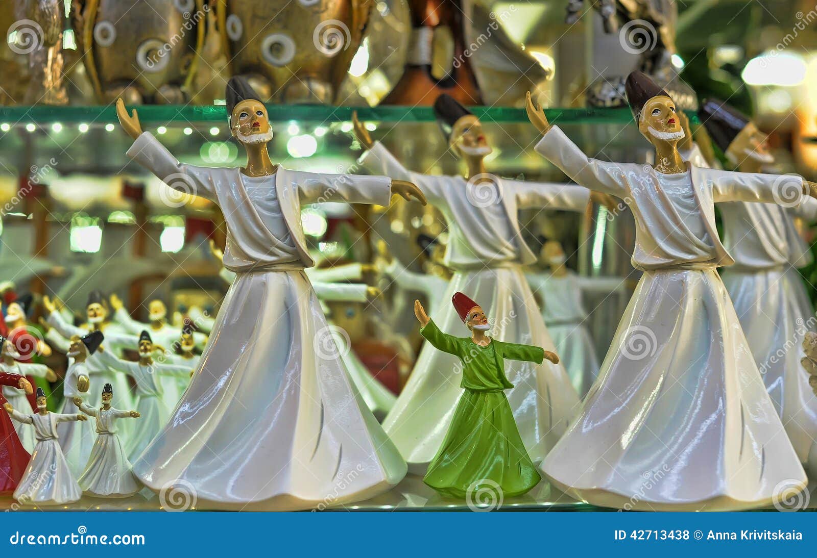 Figurines Dancing Dervishes Stock Photo - Image of muslim, figure: 42713438