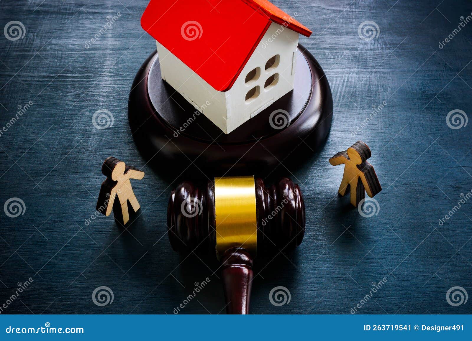 Figurines, a Model of a House and a Gavel, As a Concept of Inheritance ...