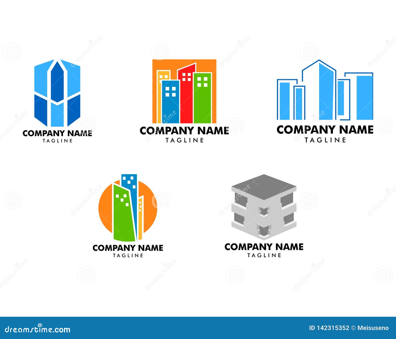 Fije De La Ciudad Logo Template Design Ilustración del Vector ...