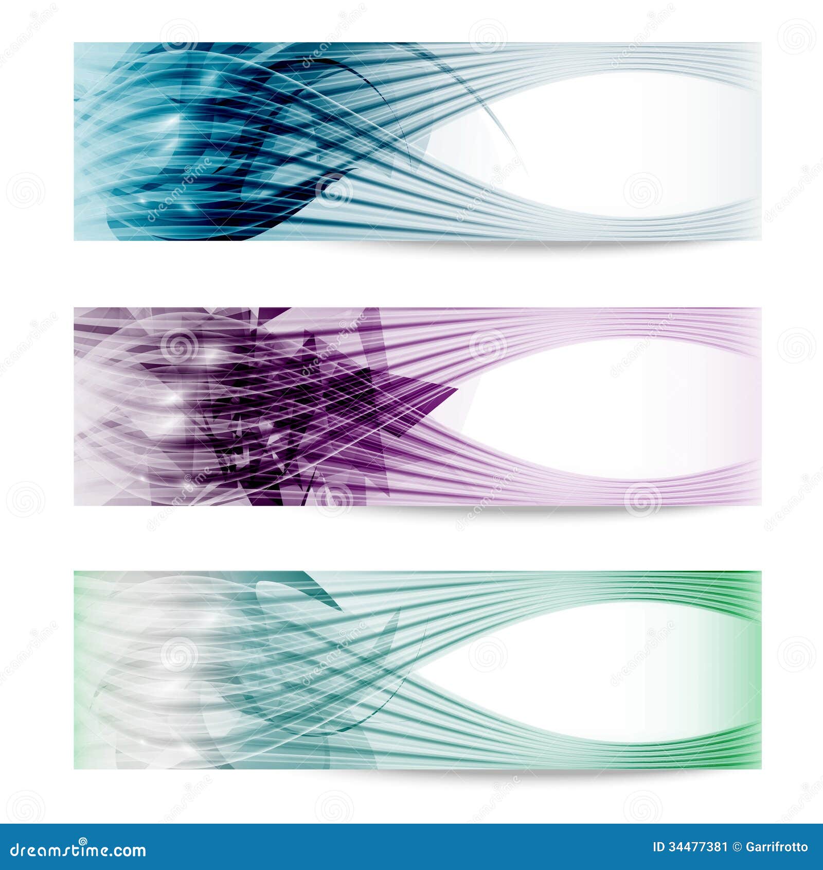 Fije La Bandera Abstracta Coloreada Del Vector Stock de ilustración ...