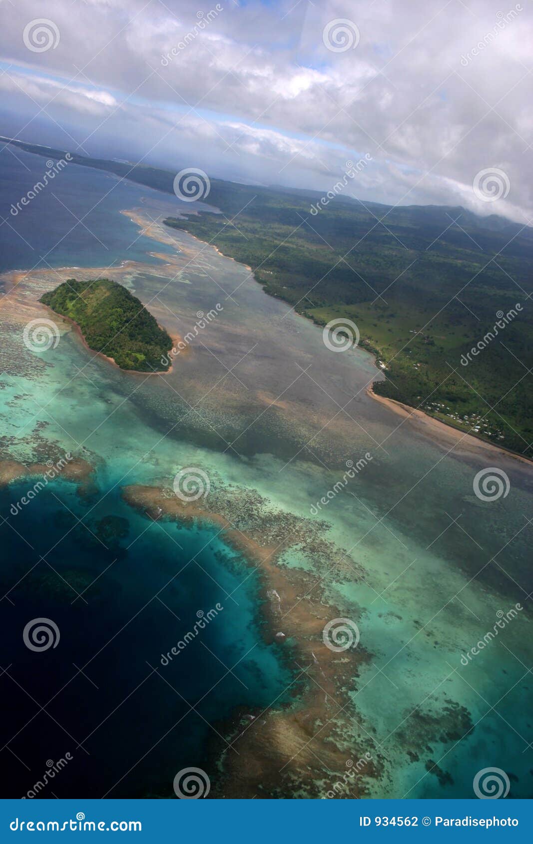 Fiji Aerial One stock photo. Image of clouds, destination - 934562