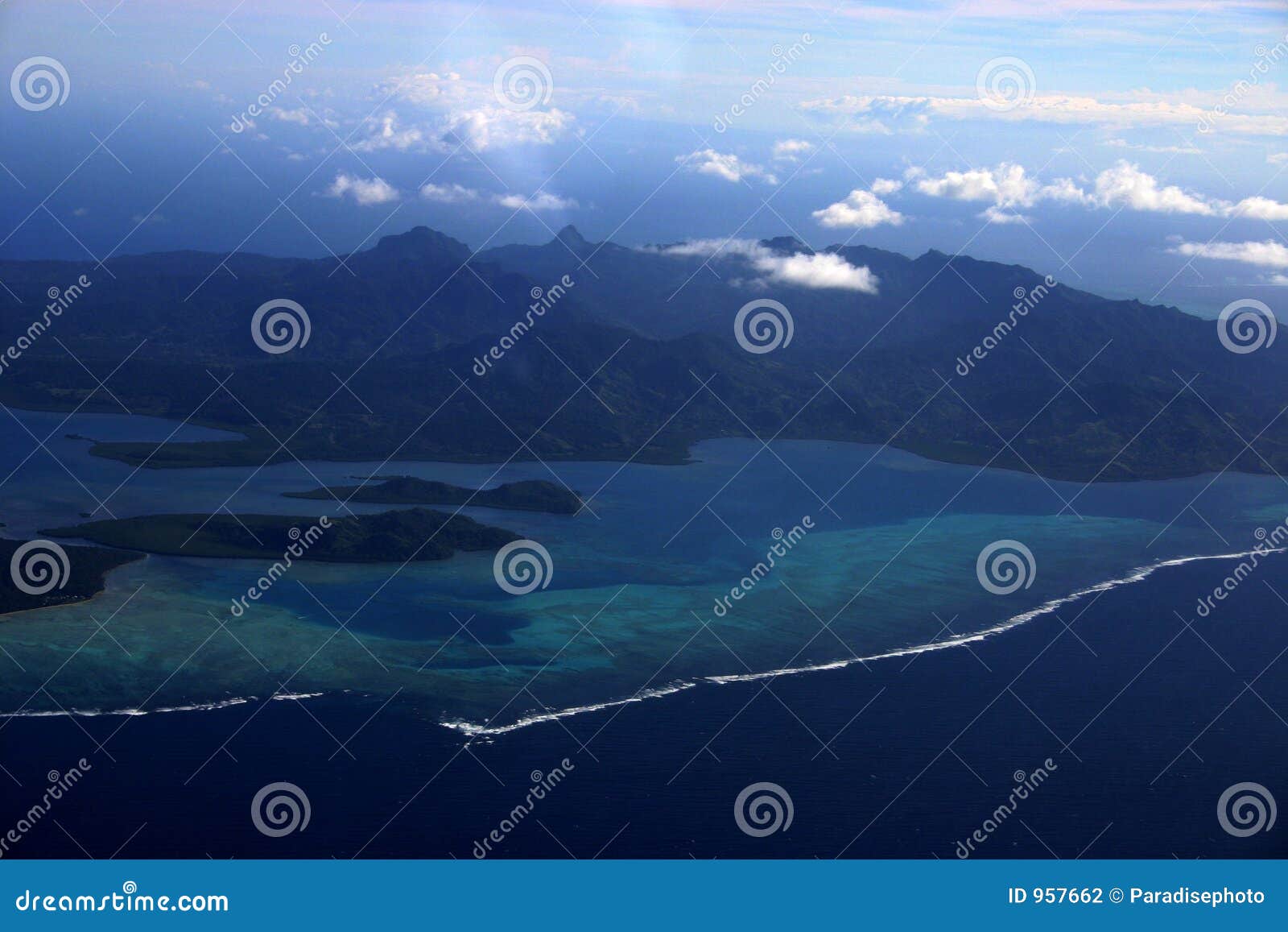 Fiji Aerial Two stock photo. Image of honeymoon, horizon - 957662