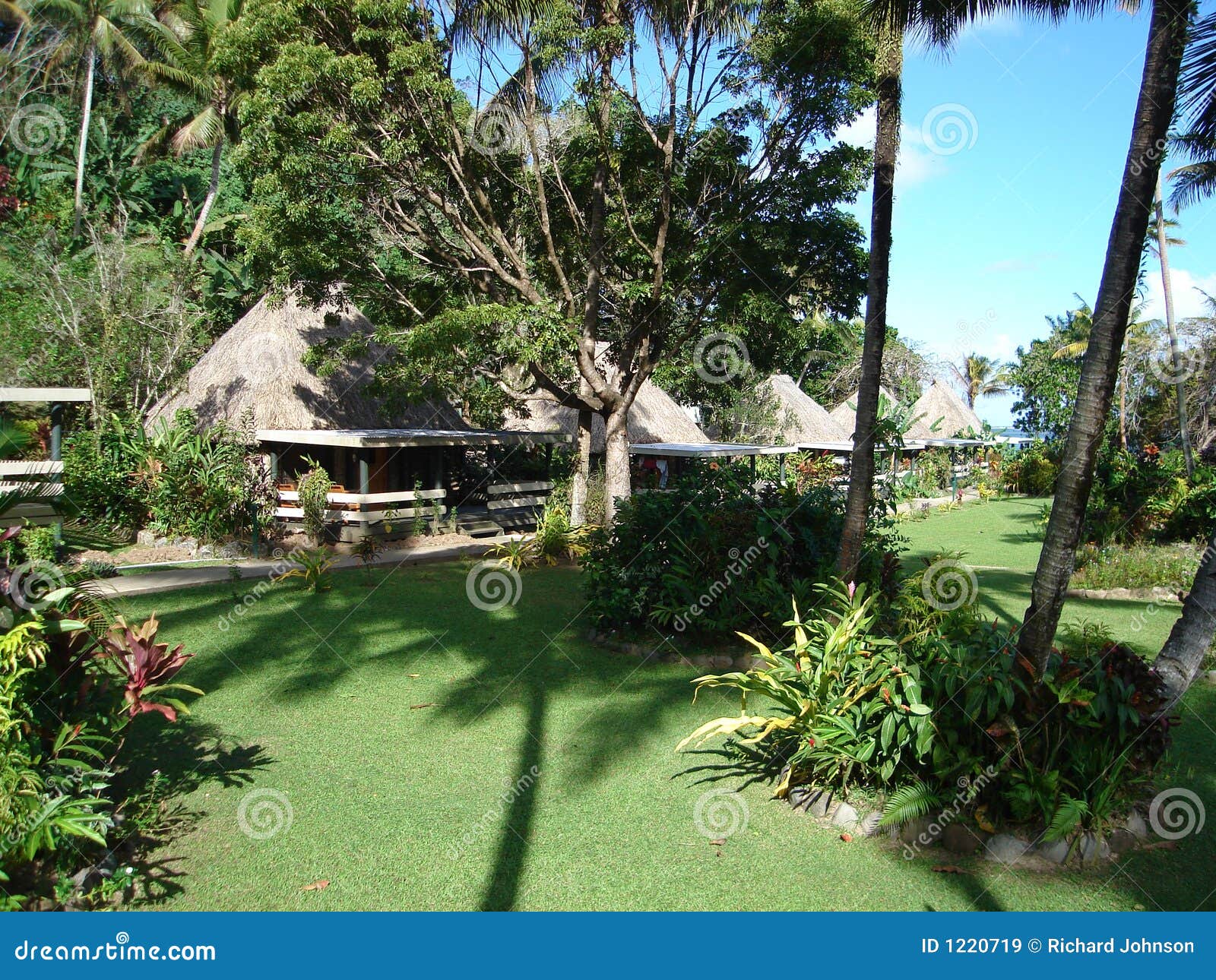 Fiji Bure #2 stock image. Image of resort, house, bure - 1220719