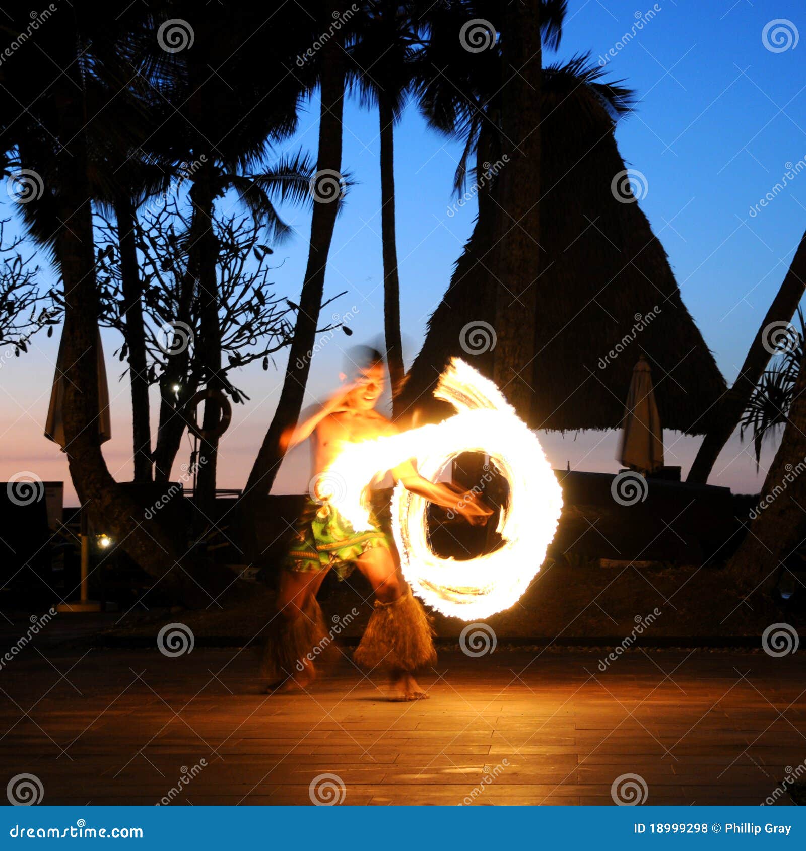 Fiji Fire Dance editorial stock photo. Image of tropical - 18999298