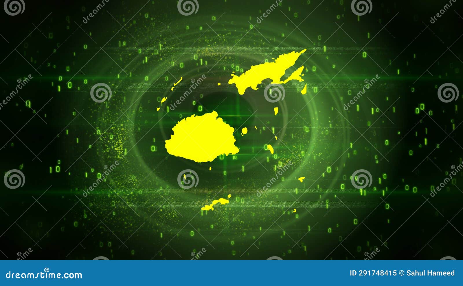 Fiji Digital Map. Vector Illustration | CartoonDealer.com #185349816