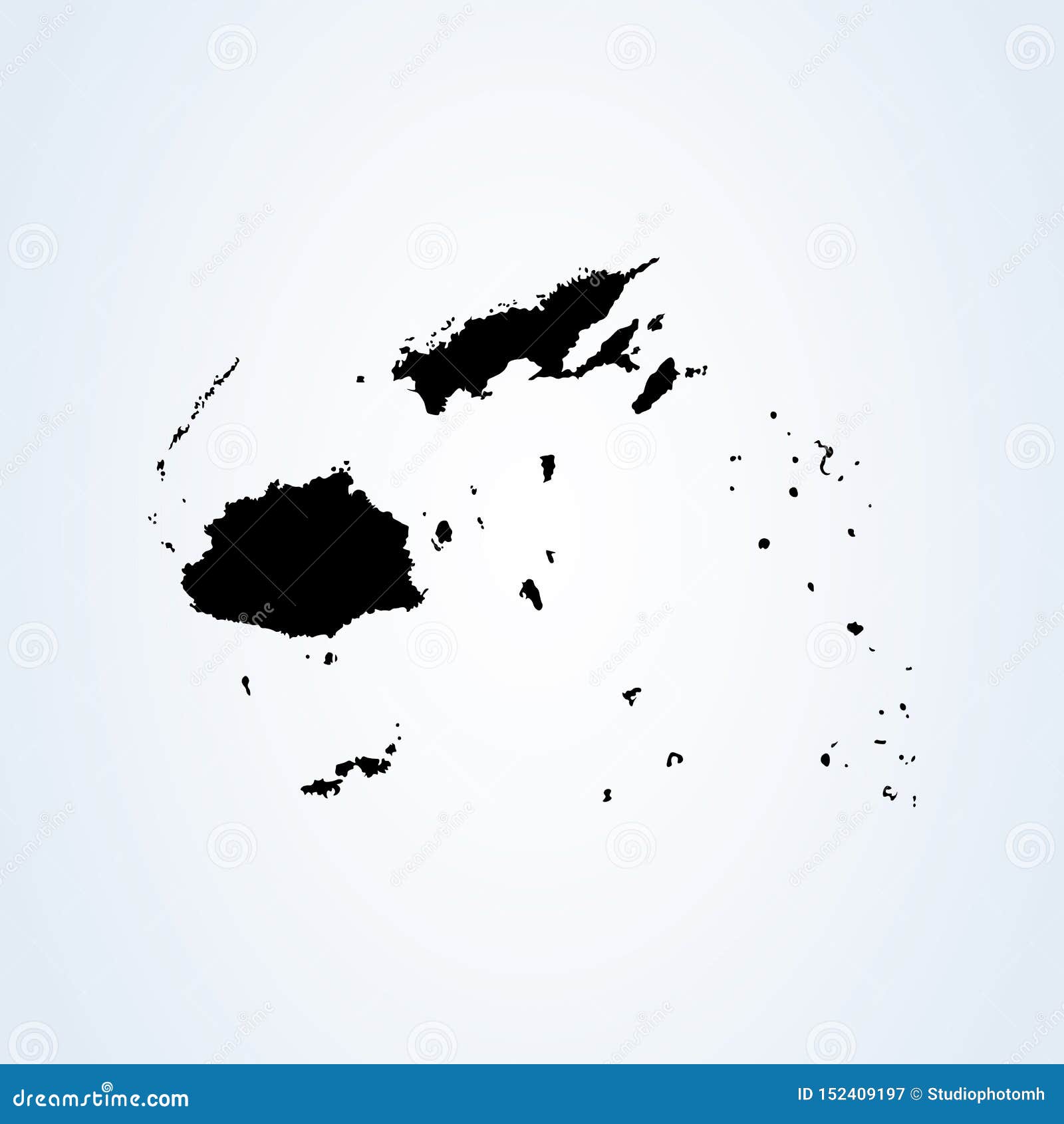 Fiji Map Simple Vector. Modern Icon Design Illustration Stock Vector ...