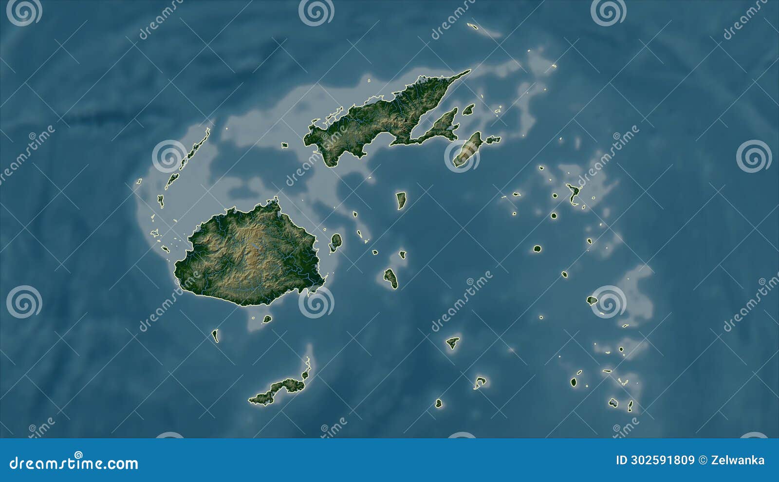 Fiji outlined. Physical stock illustration. Illustration of fiji ...