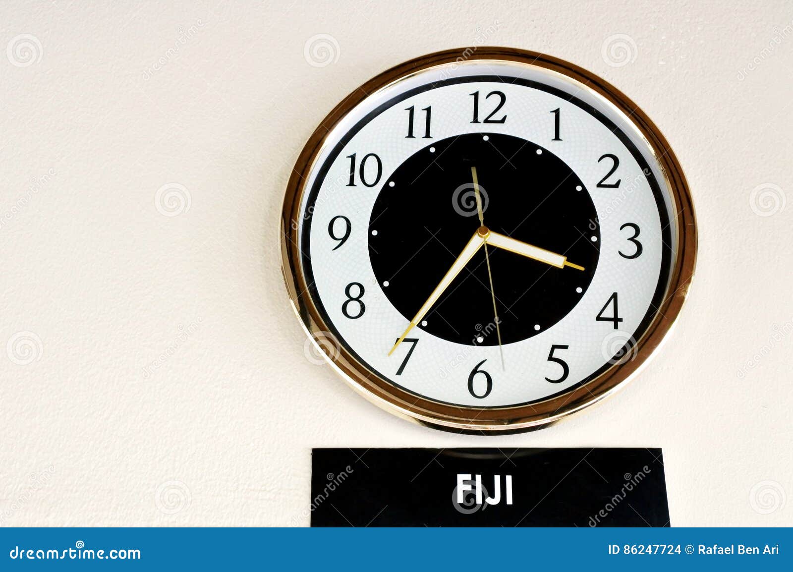 Fiji Time stock photo. Image of hotel, time, ideas, space - 86247724