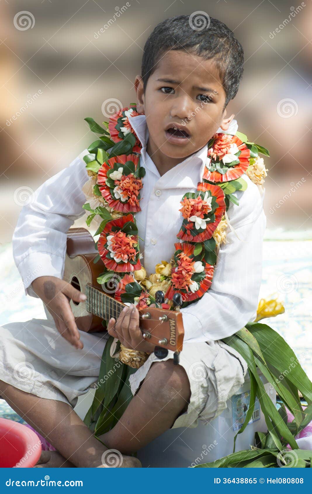 Fijian Singing In Traditional Dress Editorial Photo | CartoonDealer.com ...