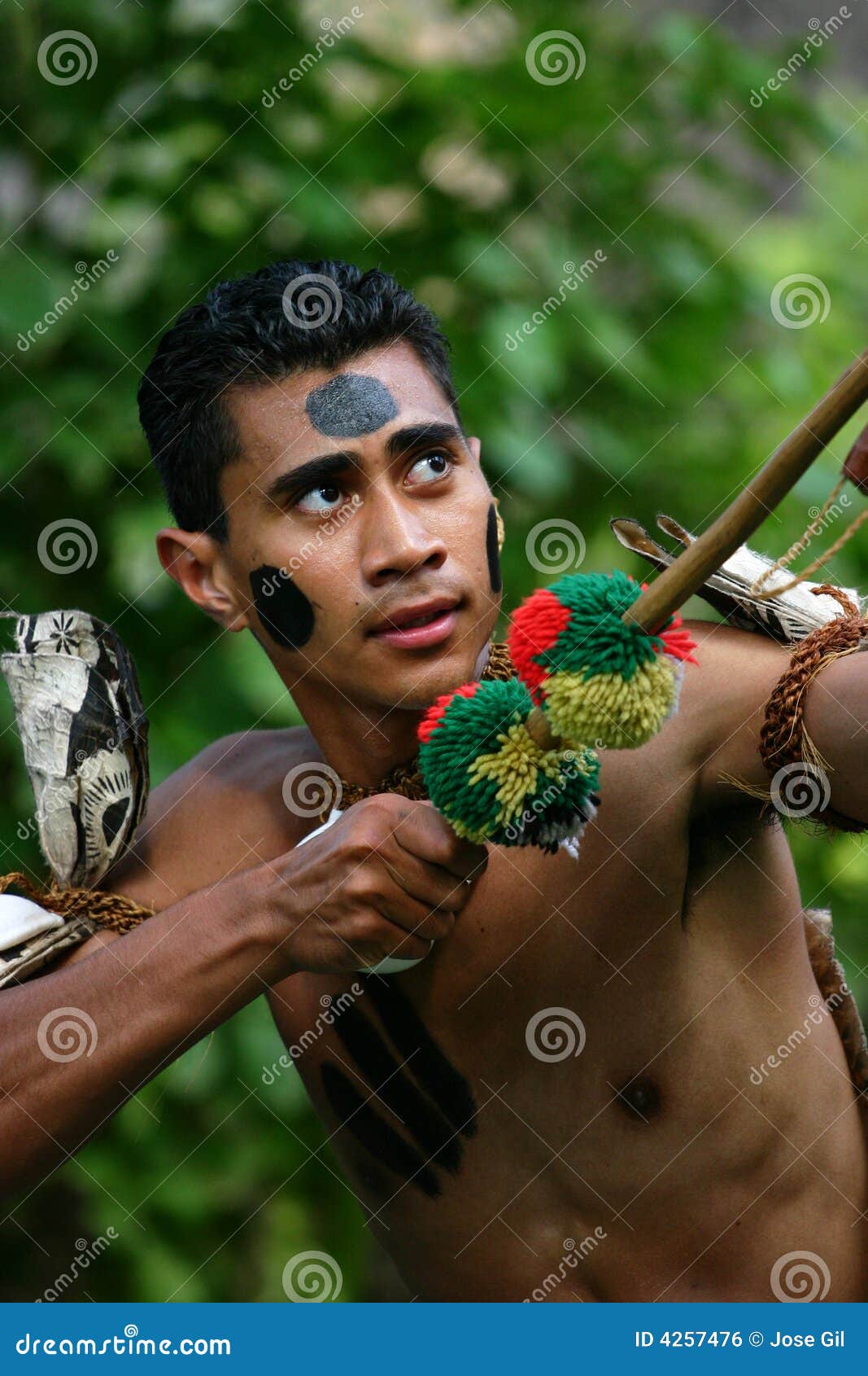 Fijian Chief editorial photo. Image of dancer, male, unique - 4257476