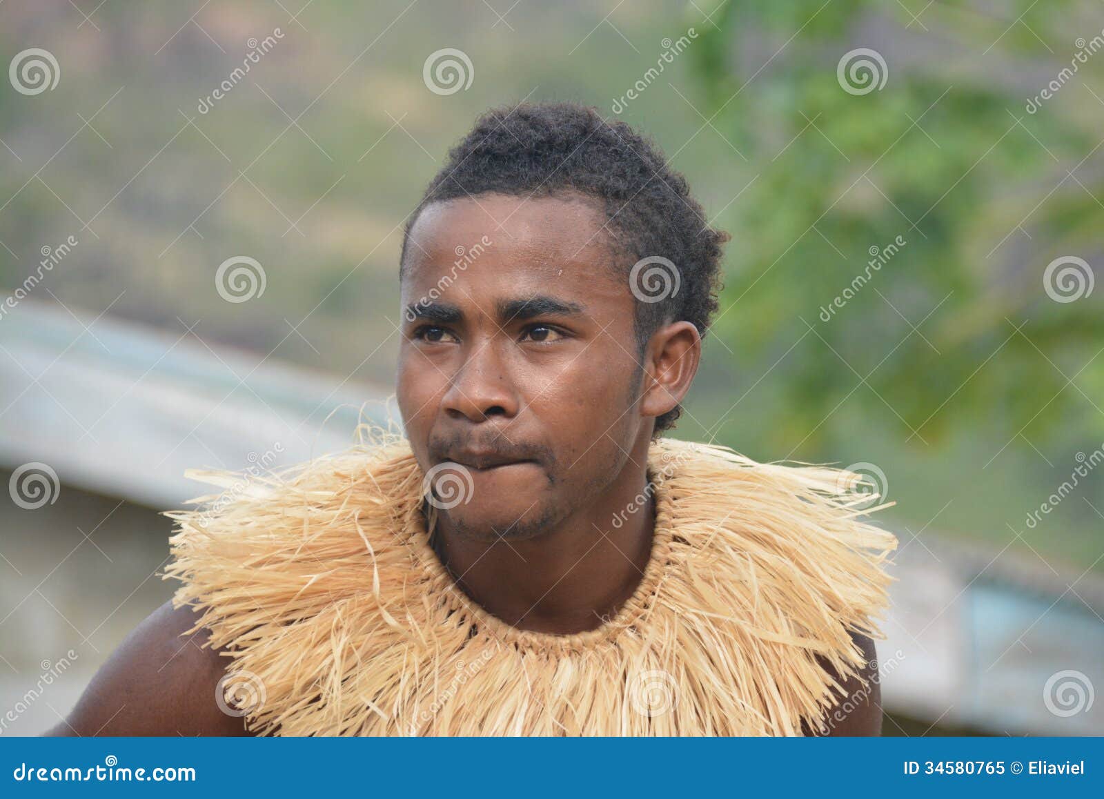 Fijian dancer editorial image. Image of performer, young - 34580765