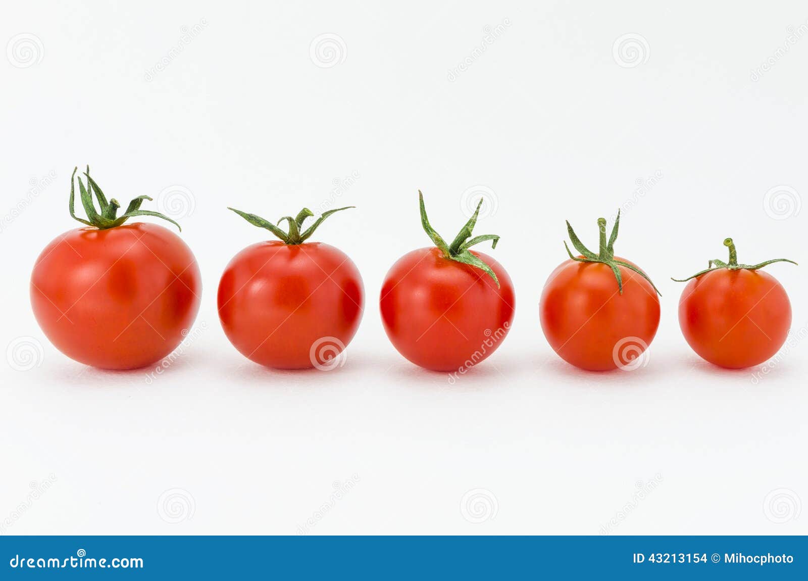 Fila De Los Tomates De Cereza Foto de archivo - Imagen de delicioso ...