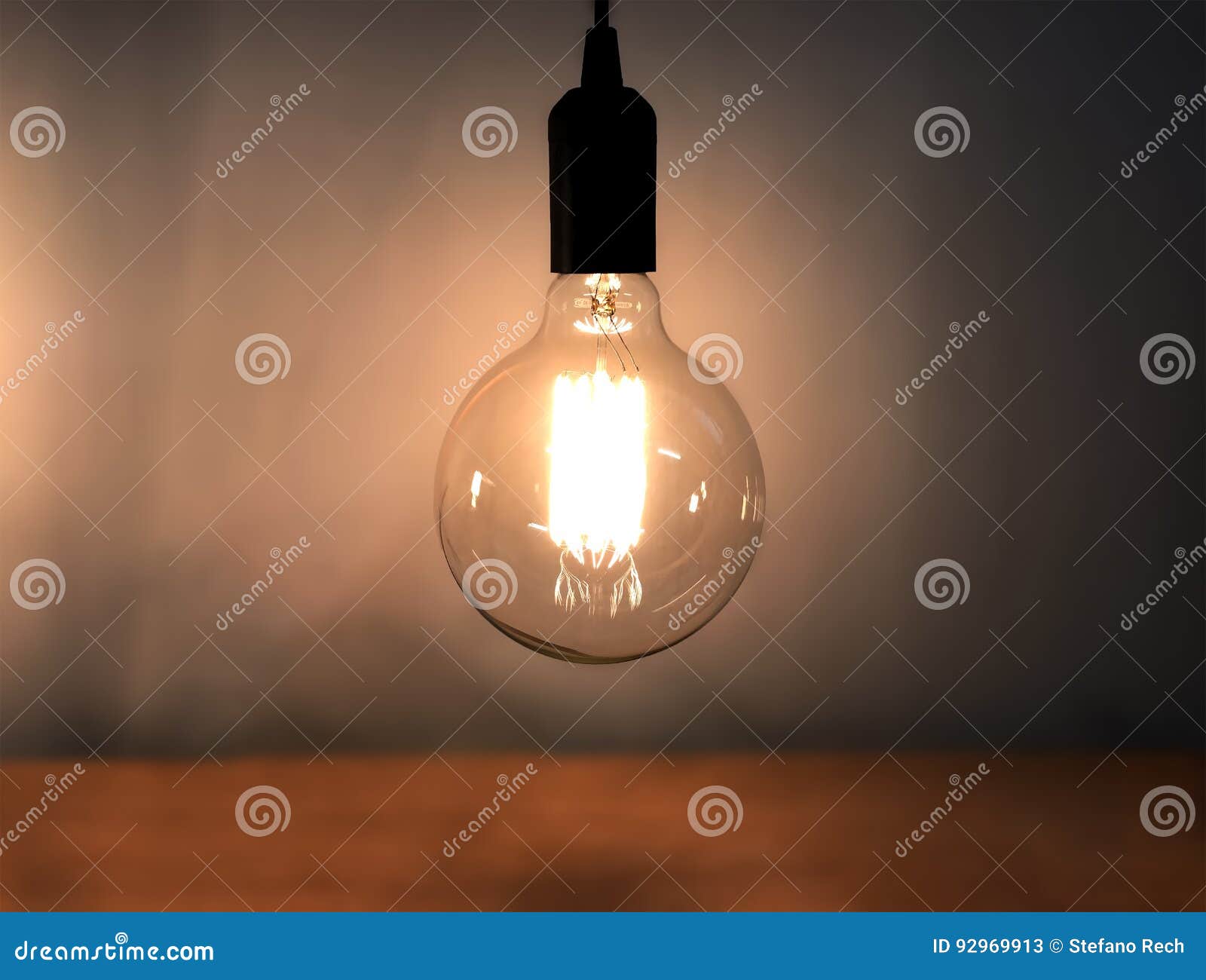 Filament Decor Light Bulb stock image. Image of electricity - 92969913