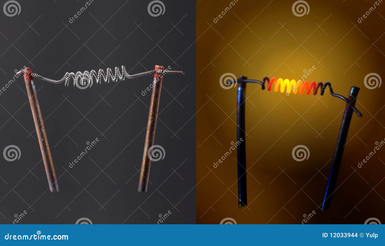 Filament lamp. stock photo. Image of macro, spiral, light - 12033944