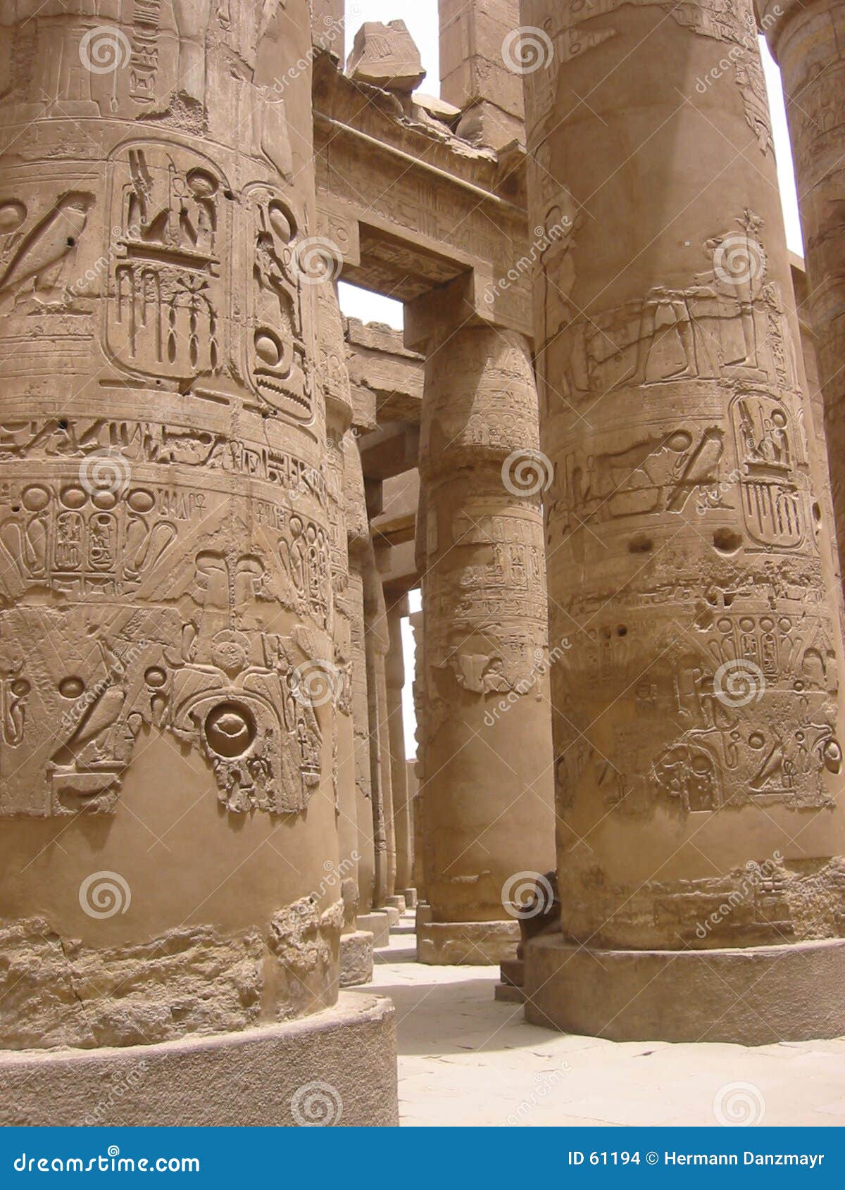 Filary egipskie zdjęcie stock. Obraz złożonej z historia - 61194