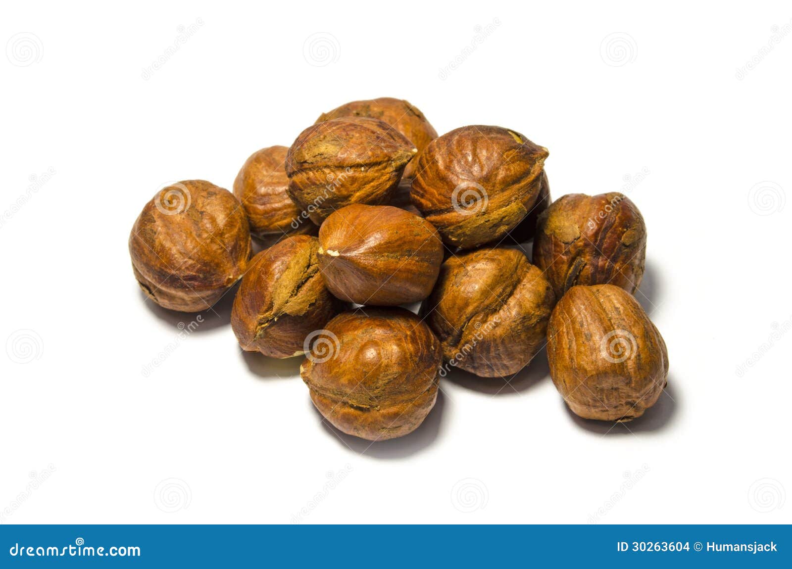 Filbert foto de stock. Imagem de descascado, corte, branco - 30263604